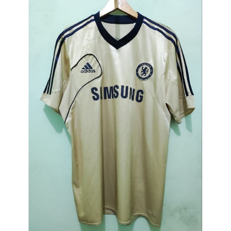 Jual Chelsea Training Kit 2012/13 gold emas original | Shopee Indonesia