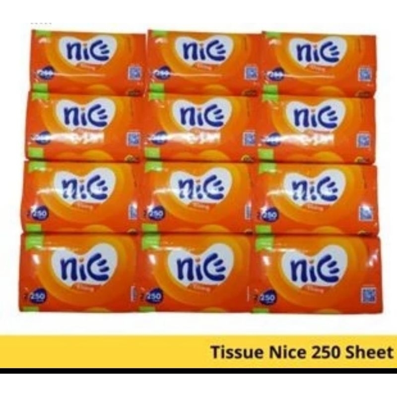 Jual Tissue nice 250's 2 ply (1 dus isi 36pak) | Shopee Indonesia