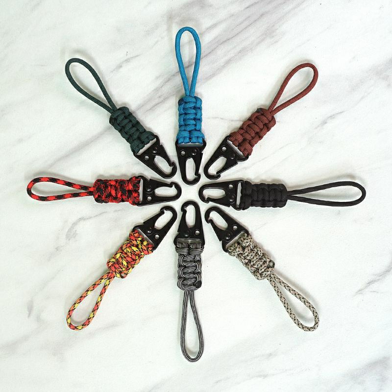 Jual Keychain Paracord Gantungan Kunci Tali Custom Outdoor Carabiner ...