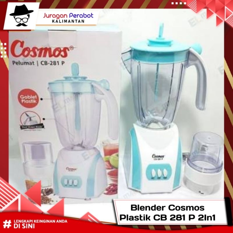 Jual Blender Cosmos CB 281 P / Blender Pelumat 2in1 Plastik 2Liter ...