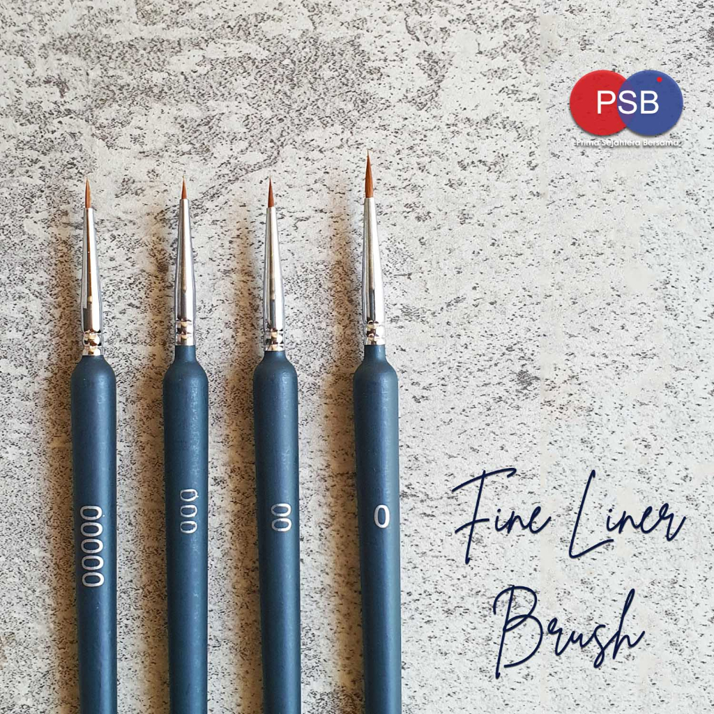 Jual Kuas Lukis Liner Nylon / Kuas Detailing / Round Brush | Shopee ...