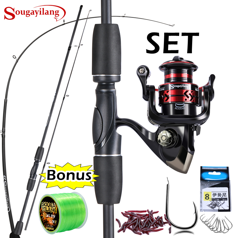 Jual Sougayilang Joran Pangcing Set 5-10LB 180cm Joran Teleskopis 5.5:1 Reel Pancingan Set ...