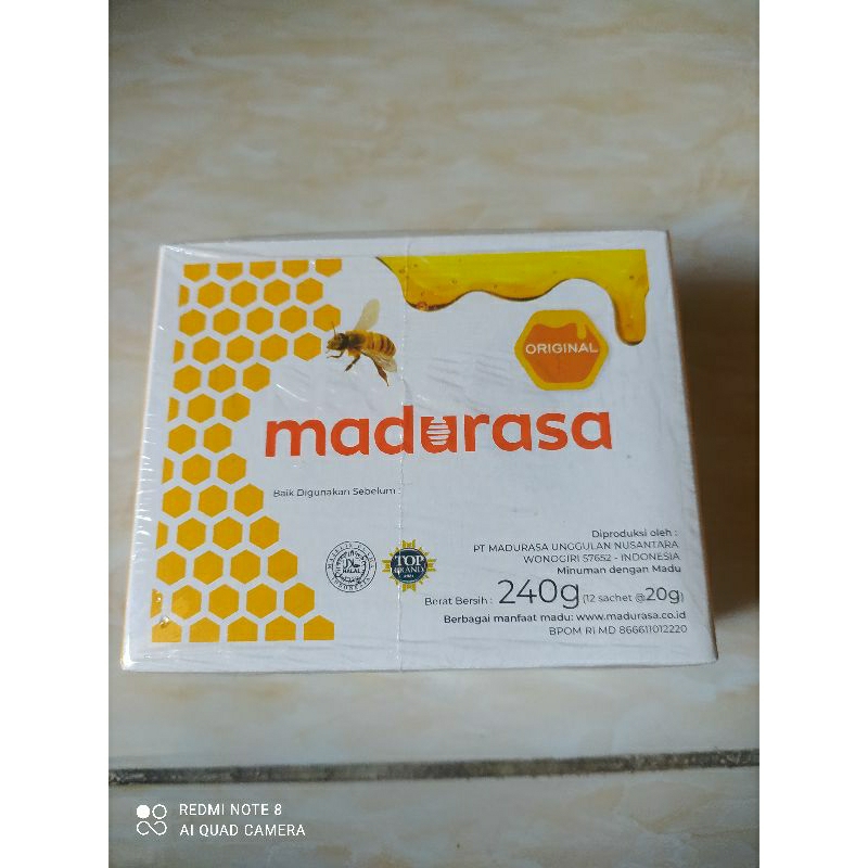 Jual Madu rasa 20g, isi 12 sachet. | Shopee Indonesia