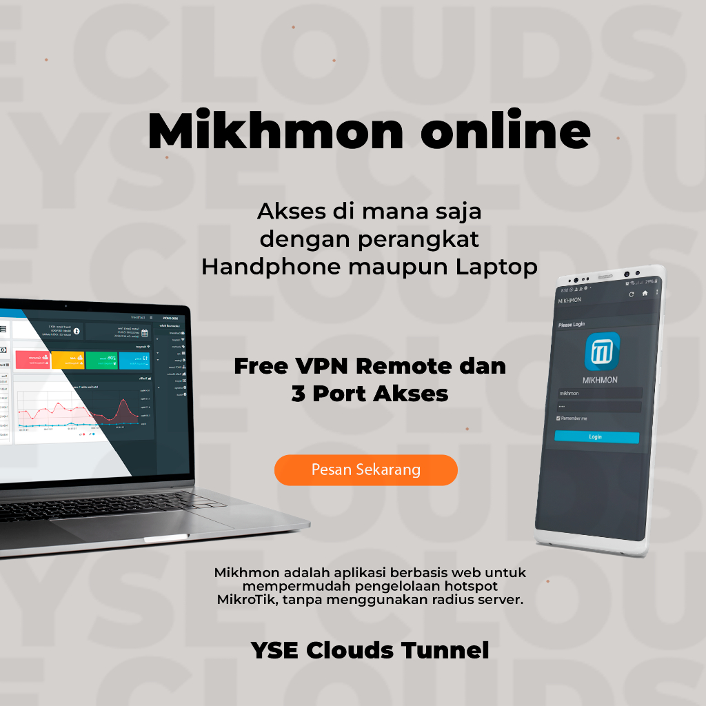 Jual Mikhmon Online V3 Free VPN Remote 2 Port - Mikhmon Cloud | Shopee ...