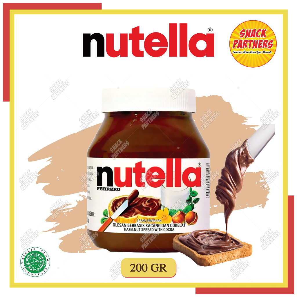 Jual NUTELLA 200 350 680 GR - Chocolate Hazelnut Spread / Selai Coklat ...
