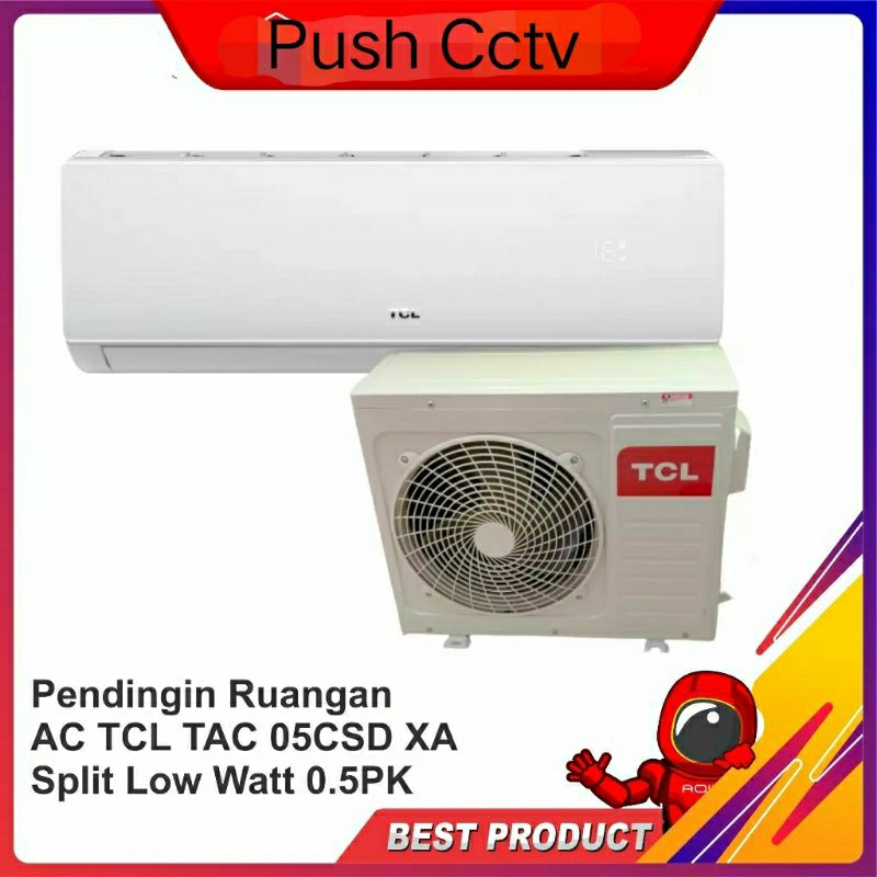Jual TCL AC STANDAR 1/2PK LOW WATT - TAC-05CSD/XA (INDOOR + OUTDOOR ONLY) | Shopee Indonesia