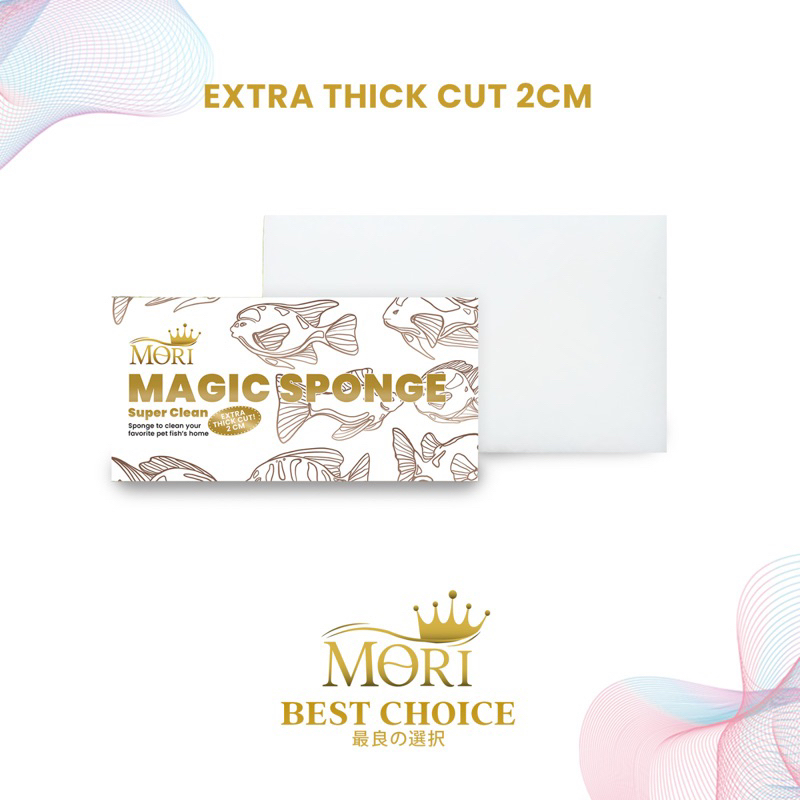 Jual MORI BUSA AJAIB MAGIC SPONGE PEMBERSIH KACA KERAK LUMUT AQUARIUM ...