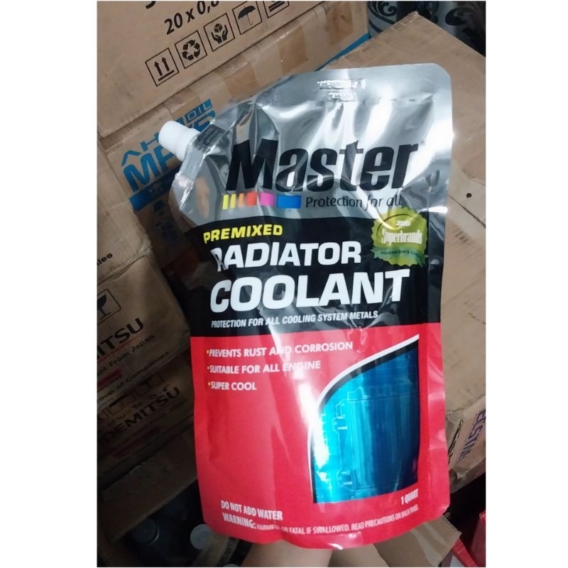 Jual AIR RADIATOR/COOLANTS/AIR PENDINGIN MASTER 1 Liter | Shopee Indonesia