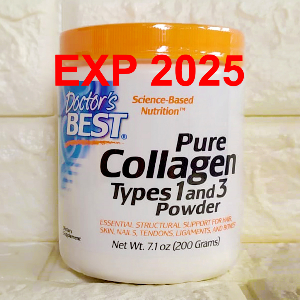Jual Doctors Best PURE COLLAGEN Types 1 and 3 Powder 200 gr Bovine ...
