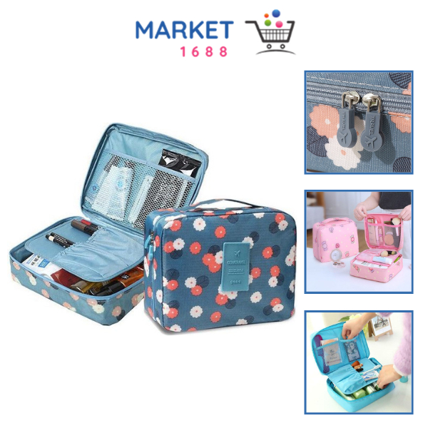 Jual Market1688 Tas Kosmetik Multifungsi Kosmetik Pouch Make Up ...