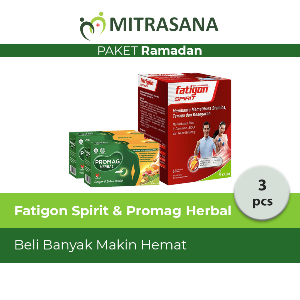 Jual Paket Ramadhan Fatigon Spirit 10 x 6 Kapsul Promag Gazero 10ml 6 ...