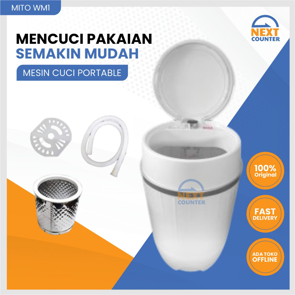 Jual MITO MESIN CUCI PORTABLE WM1 | Shopee Indonesia