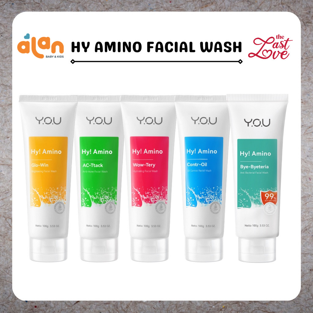 Jual YOU Hy! Amino Brightening Facial Wash Sabun Cuci Muka | Shopee ...