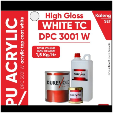 Jual DUREVOLE PU ACRYLIC CLEAR DPC 3000 (KALENG SET) | Shopee Indonesia