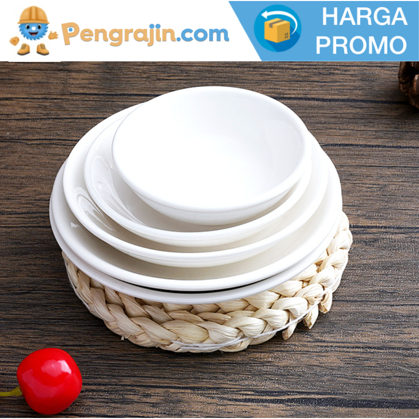 Jual Mangkok piring kecil tempat bumbu kecap sauce keramik hotel ...