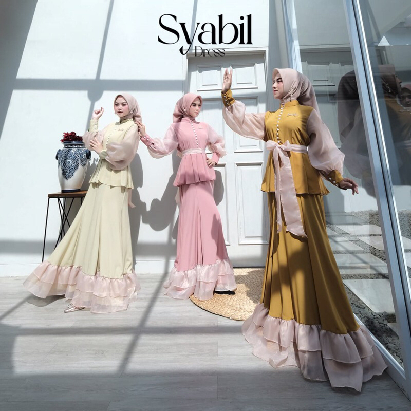Jual SYABIL DRESS SIMPEL ELEGANT MISSKAMI FLAFQUINN | Shopee Indonesia