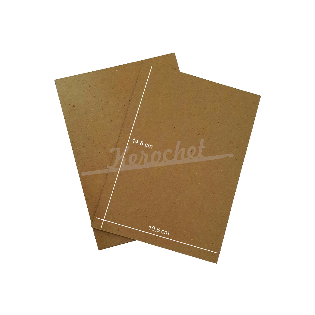 Jual Karton Hard Board No 30 Ukuran A6 Tebal 2mm 4pcs | Shopee Indonesia