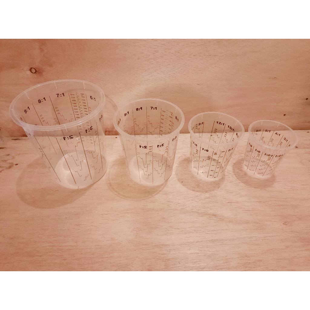 Jual Gelas Ukur / Takar Campuran Cat Colad Paint Mixing Cup 350 550 ...