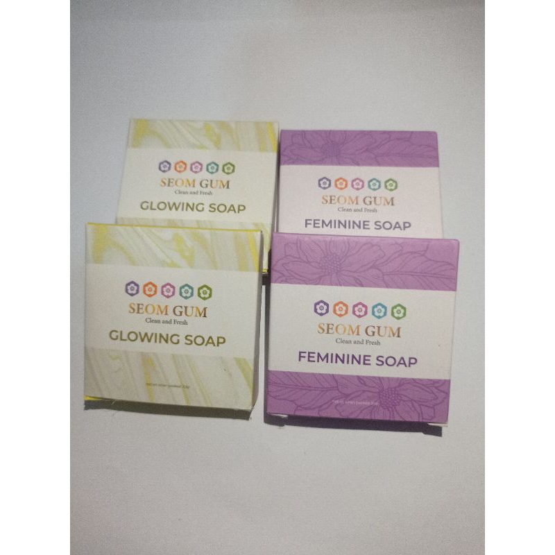Jual SABUN SEOM GUM CLEAN AND FRESH GLOWING & FEMININE SOAP 20 Gram ...