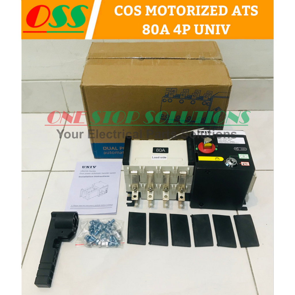 Jual COS MOTORIZED ATS 80A 4P ATS UNIV UNIV-80A UNTUK PANEL ATS AMF ...