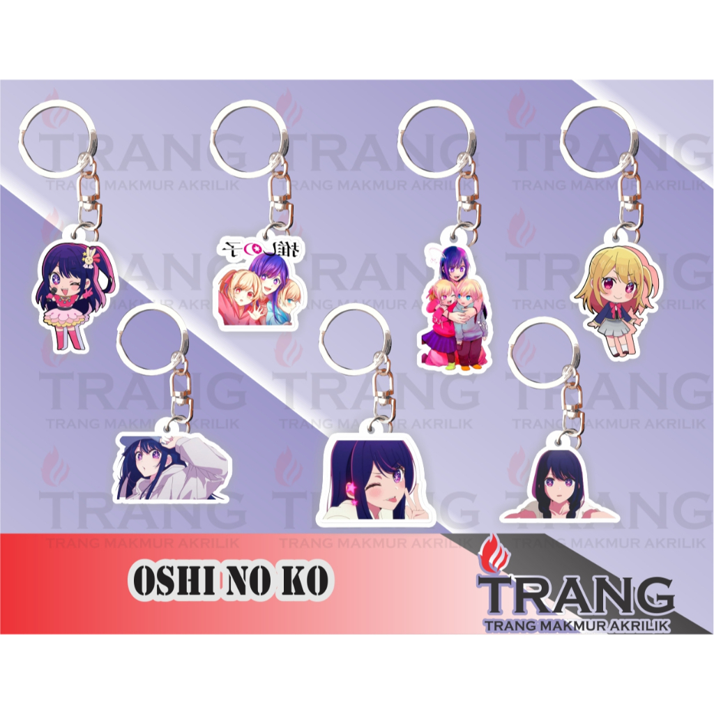 Jual Gantungan Kunci Akrilik Oshi No Ko / Keychain Acrylic Oshi No Ko ...