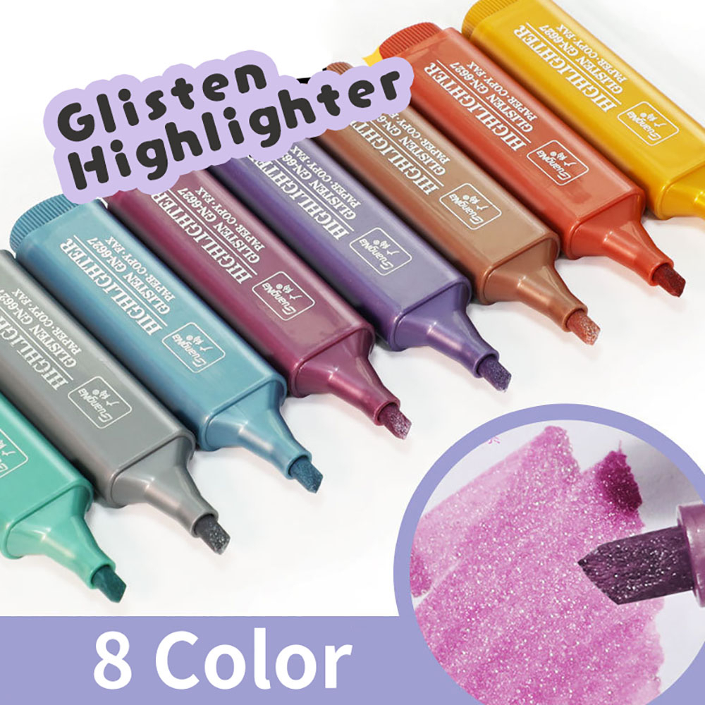 Jual [Artopia] 1pcs Glitter Highlighter / Pen Bujo Journaling Hiasan ...