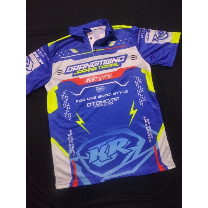 Jual Baju Jersey Racing Race Kerah Polo Full Printing Custom Desain ...