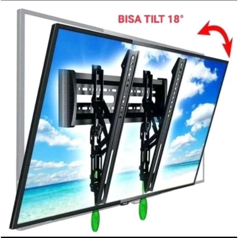 Jual BRACKET TV BRAKET TV BREKET TV 19 20 23 32 40 42 43 50 55 60 65 70 ...