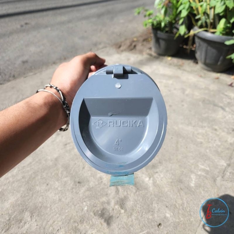 Jual BackFlow Valve 4 inch Rucika / Tutup Pipa Pembuangan Back Flow ...
