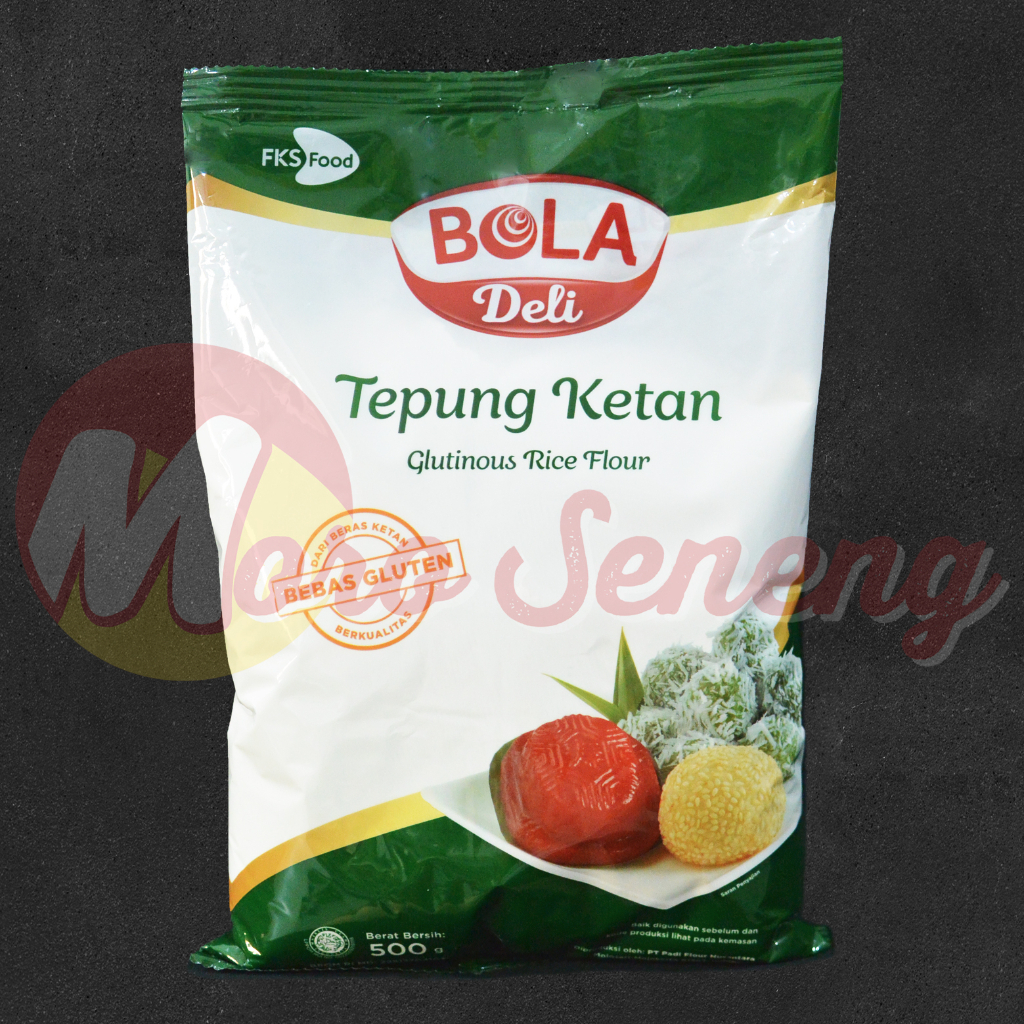 Jual Tepung Ketan Bola Deli Putih Bubuk Glutinous White Rice Flour ...