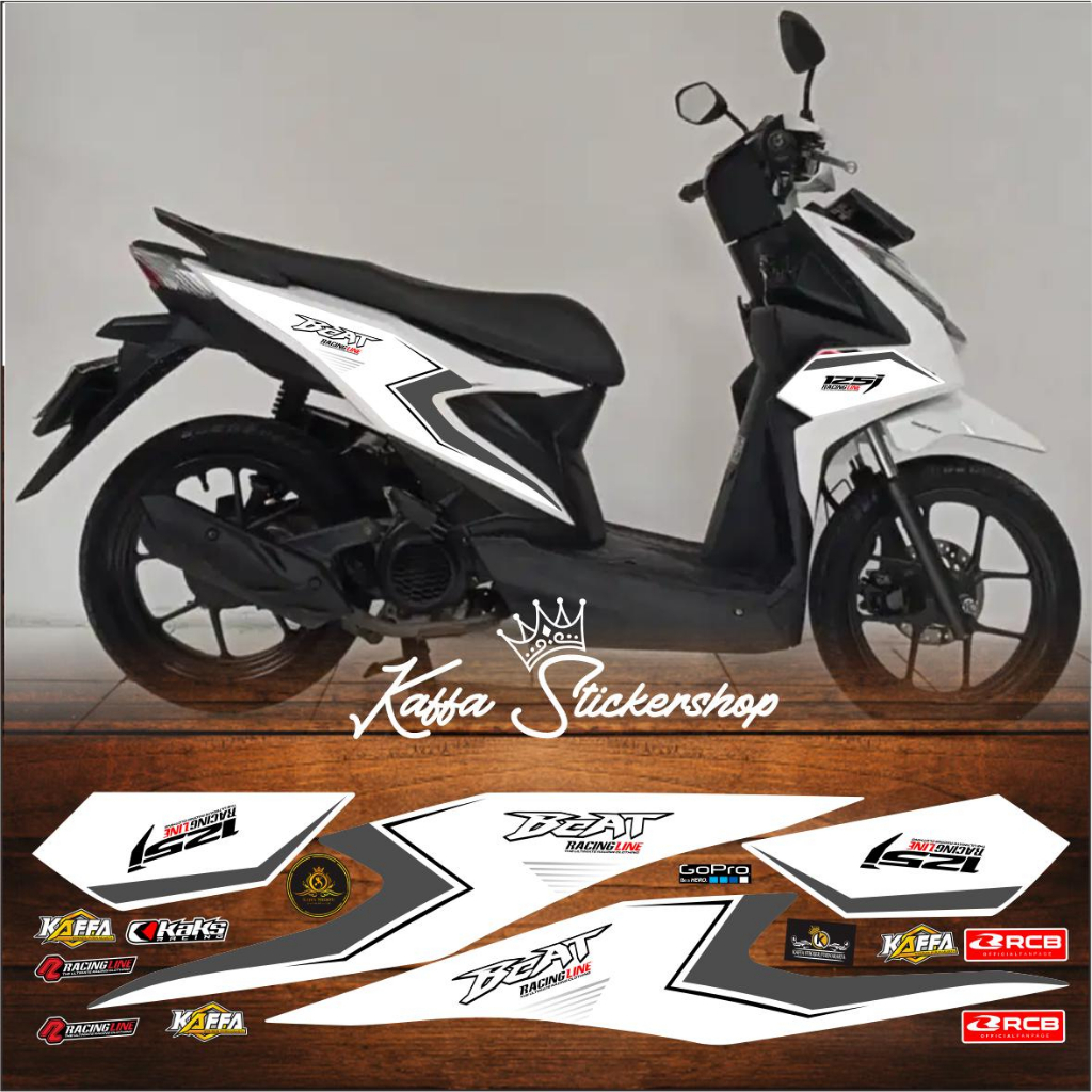 Jual Stiker Striping Beat Deluxe / Beat Street / Variasi List Skotlet ...