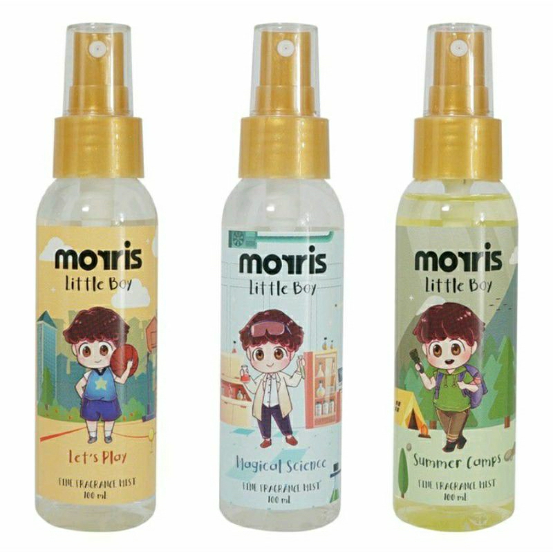 Jual Morris Little Boy Parfum Fine Fragrance Body Mist Spray 100ml ...