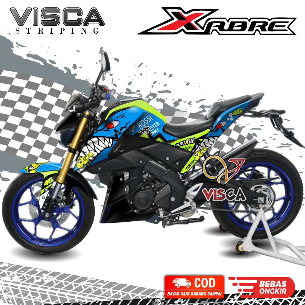 Jual Decal XABRE - Stiker XABRE - Dekal XABRE Full Body - Striping ...