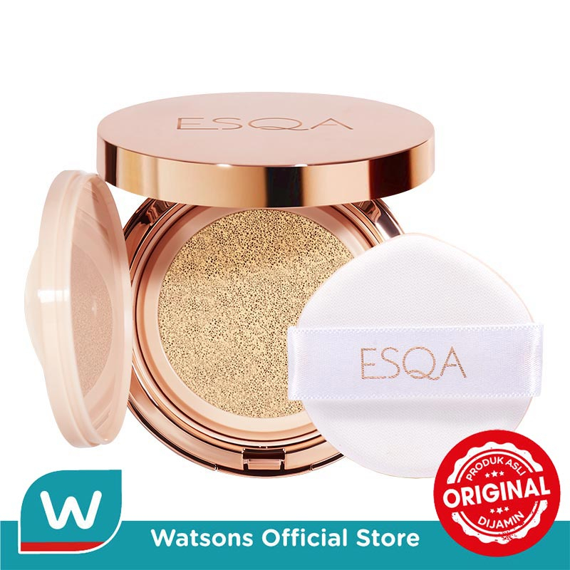 Jual Esqa Flawless Cushion Serum SPF 50+ PA+++ Vanilla 15 g | Shopee ...
