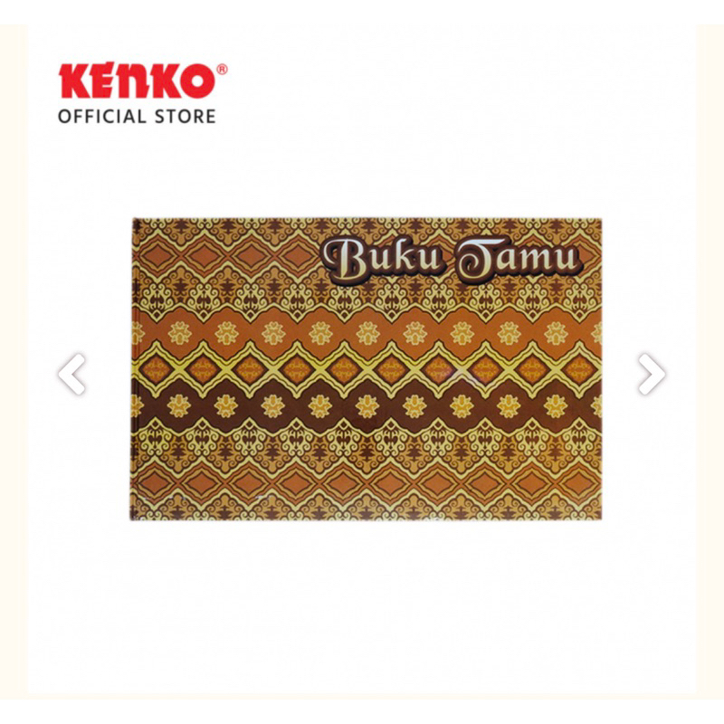 Jual Buku Tulis Tamu Acara Pernikahan Wedding BT-2920-BTK03 Motif BATIK Kenko Stationery ...