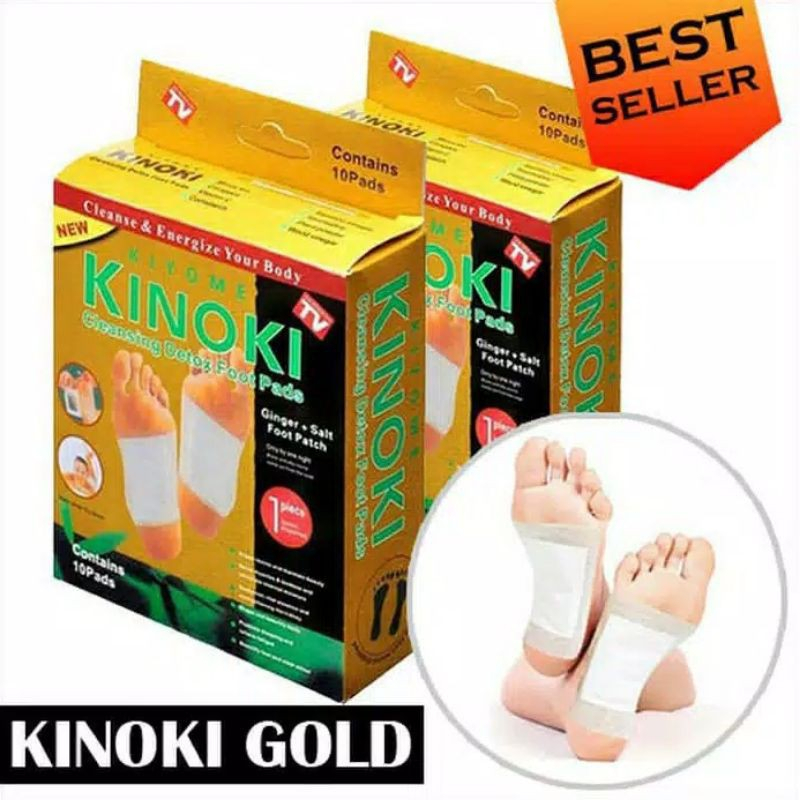 Jual KOYO KAKI KINOKI GOLD DETOX FOOT PATCH PADS KOYOK PENYERAP RACUN ...