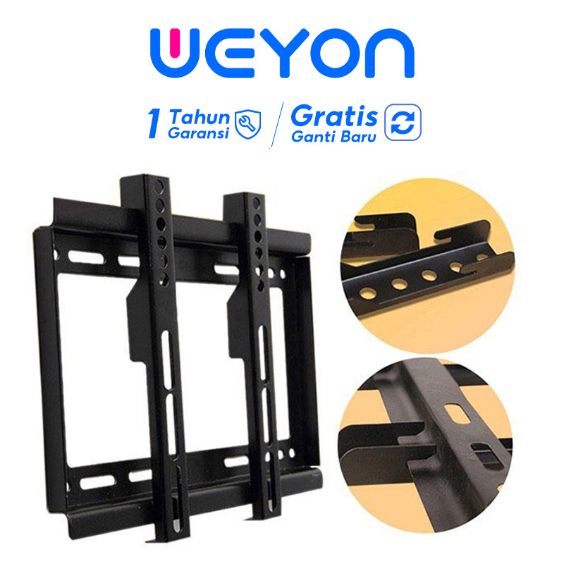 Jual Weyon Bracket TV Dudukan LCD LED TV Yang Dapat Disesuaikan[19 inch ...