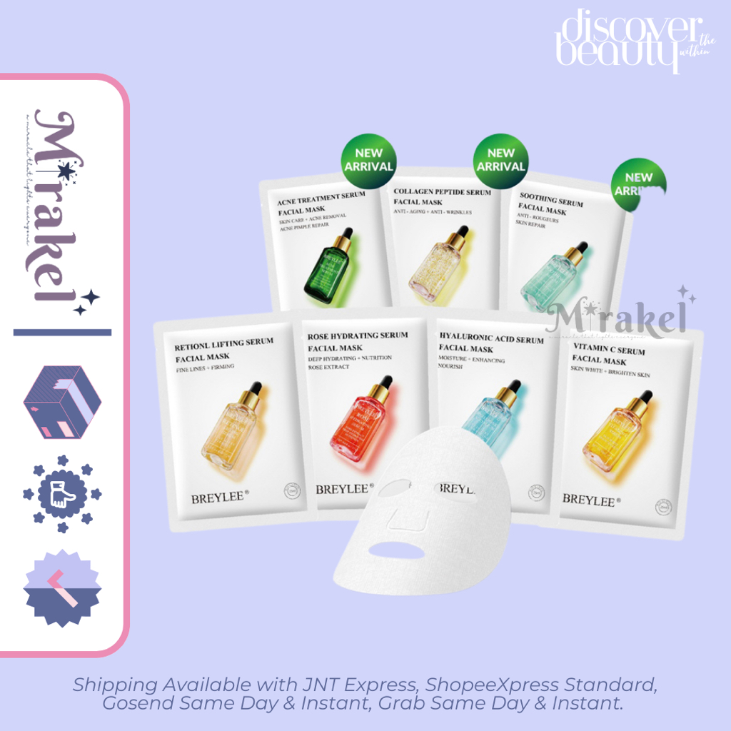 Jual Breylee Sheet Mask All Variant | Vitamin C | Rose | Acne Treatment ...