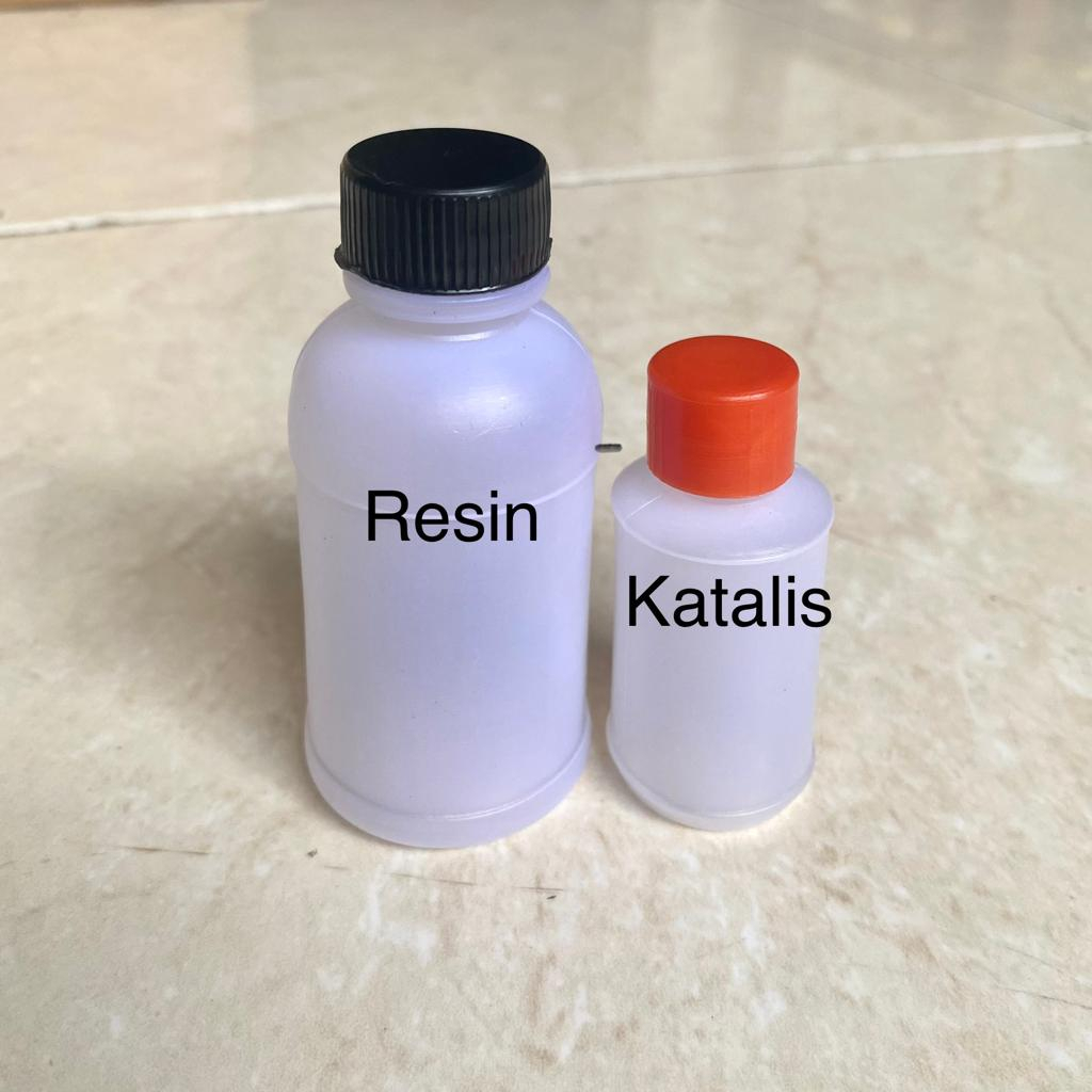 Jual RESIN 100 gram 50 gram + Katalis Resin bening katalis | Shopee Indonesia