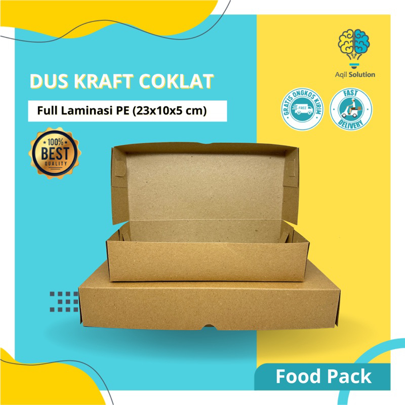 Jual (23x10x5cm) Box Laminasi, Dus Craft, kardus makanan Box kue ...