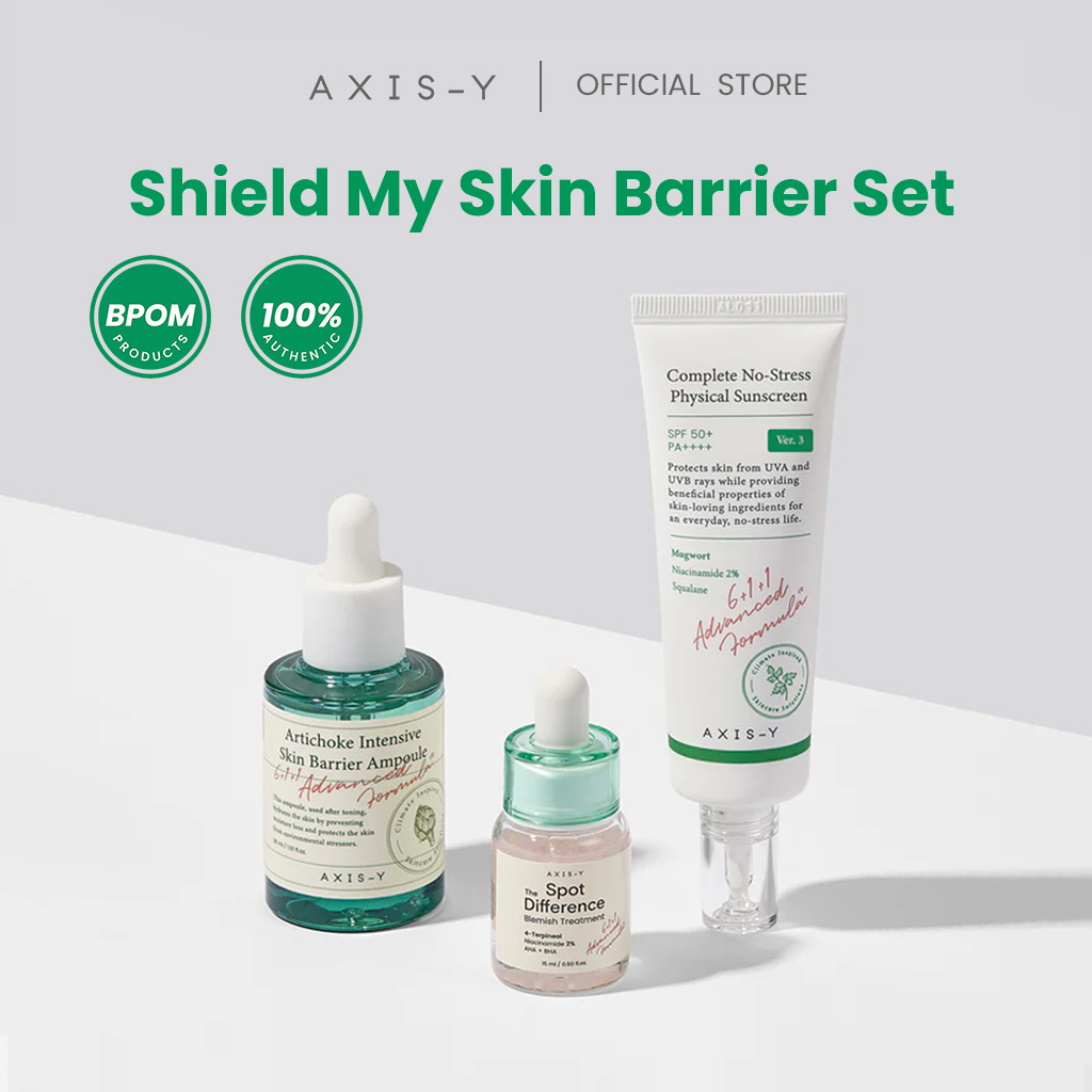 Jual AXIS-Y - Shield My Skin Barrier Set (Artichoke Ampoule, Spot ...