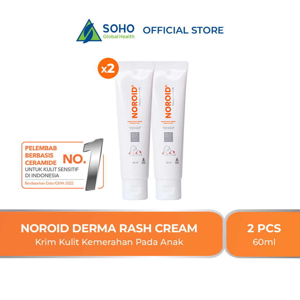 Jual Noroid Derma Rash Cream - 60ml x 2pack | Shopee Indonesia
