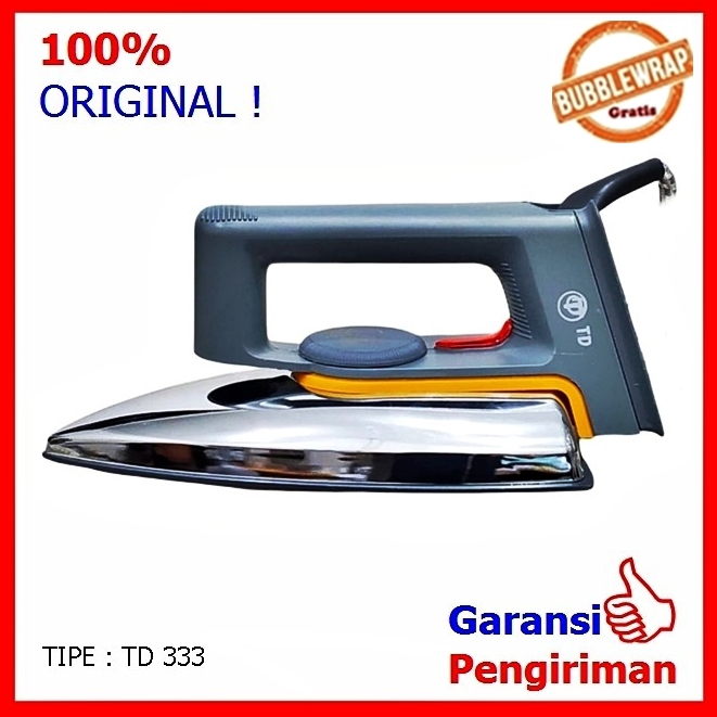 Jual Setrika Listrik Otomatis Gosokan Listrik Lapis Tefflon TD/Yamakawa ...