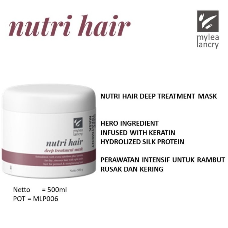 Jual Mylea my Lea lancry deep treatment mask 500gr | Shopee Indonesia