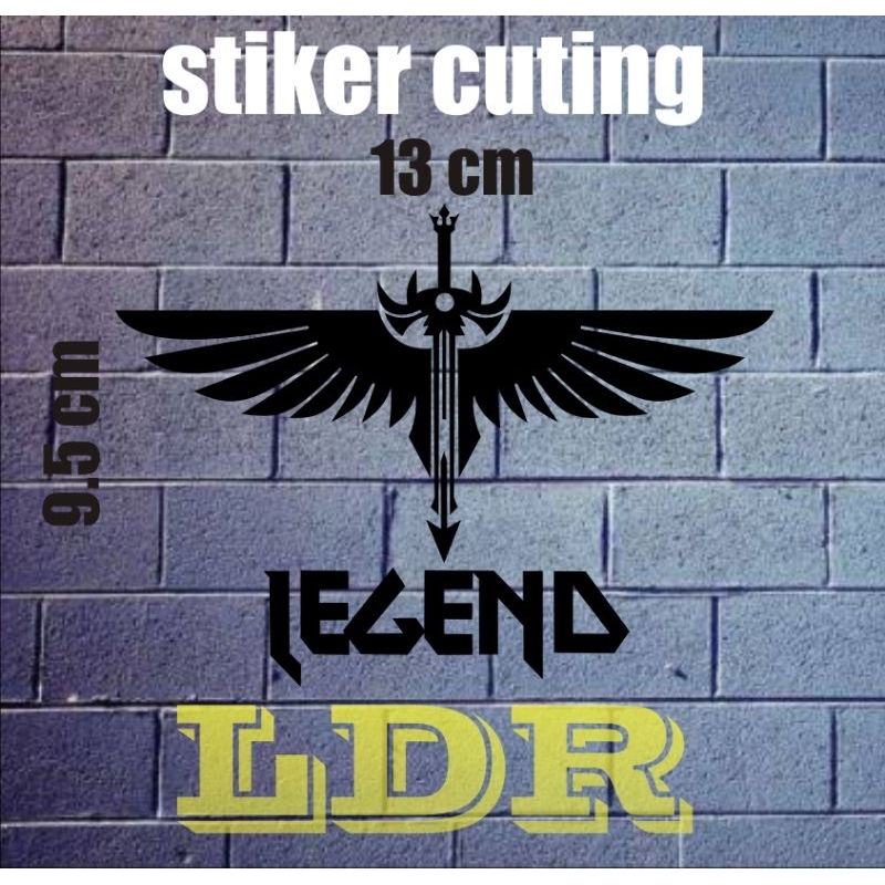 Jual stiker cutting legend buat disemua bodi kendaraan motor dan mobil ...
