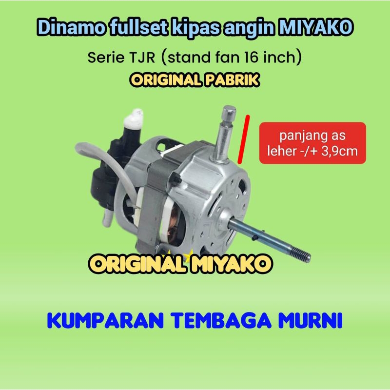 Jual Mesin kipas angin miyako | dinamo full set 16 inch - kipas berdiri ...