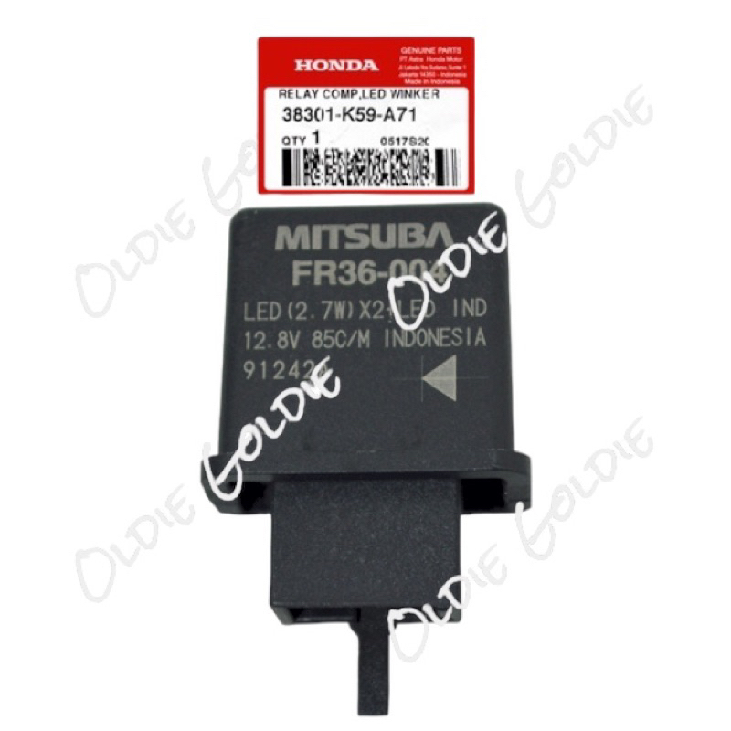 Jual 38301-K59-A71 Flasher Relay Comp LED Winker Vario 125 150 LED 2018 ...