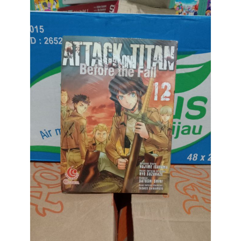 Jual Komik attack on Titan before the fall 12 segel / komik attack on Titan before the fall vol ...