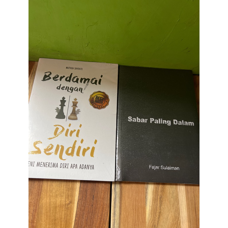 Jual PAKET 2 BUKU BERDAMAI DENGAN DIRI SENDIRI - SABAR PALING DALAM | Shopee Indonesia