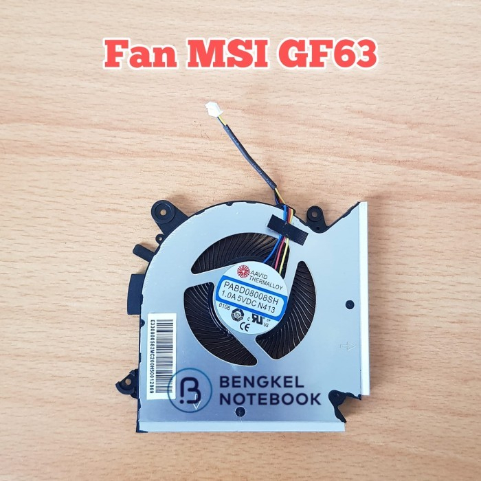 Jual Fan MSI GF63 GF65 WF65 MS-16R1 MS-16R2 MS-16R3 A9SE A9SD A10SD ...
